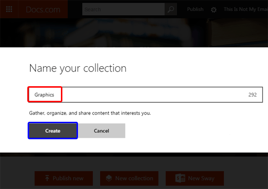 Create Collections in Docs.com