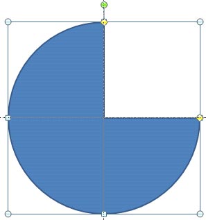Creating Semi-Circles in PowerPoint 2010 for Windows