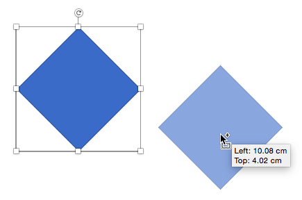 Duplicate Shapes by Dragging in PowerPoint 2016 for Mac