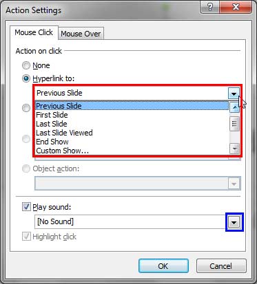 Hyperlinks for Action Buttons in PowerPoint 2010 for Windows