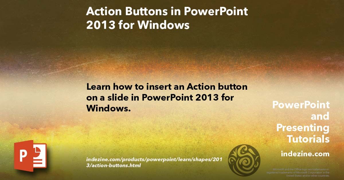 Action Buttons In Powerpoint 2013 For Windows
