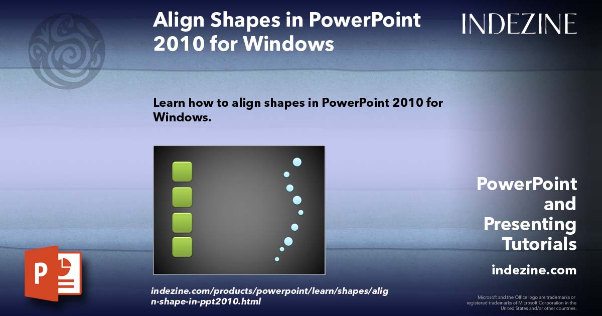 Align Shapes in PowerPoint 2010 for Windows