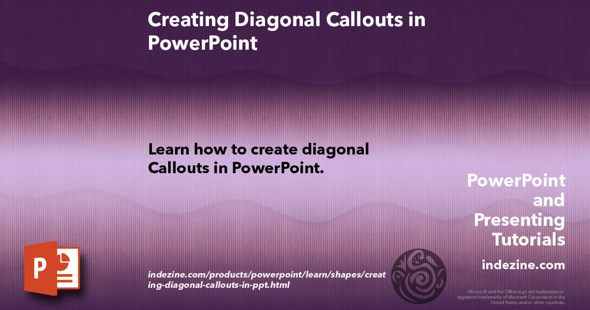 Creating Diagonal Callouts in PowerPoint