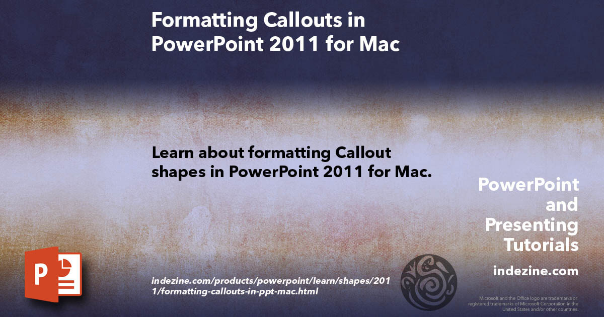 Formatting Callouts in PowerPoint 2011 for Mac