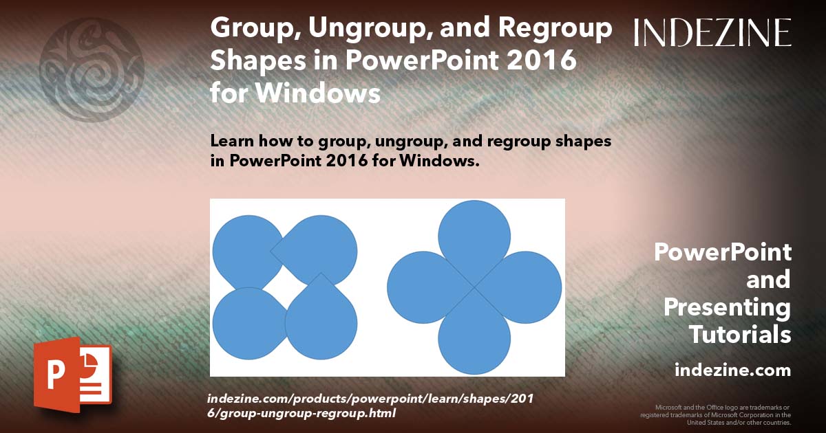 Group Ungroup And Regroup Shapes In PowerPoint 2016 For Windows Group Ungroup And Regroup Shapes In PowerPoint 2016 For Windows