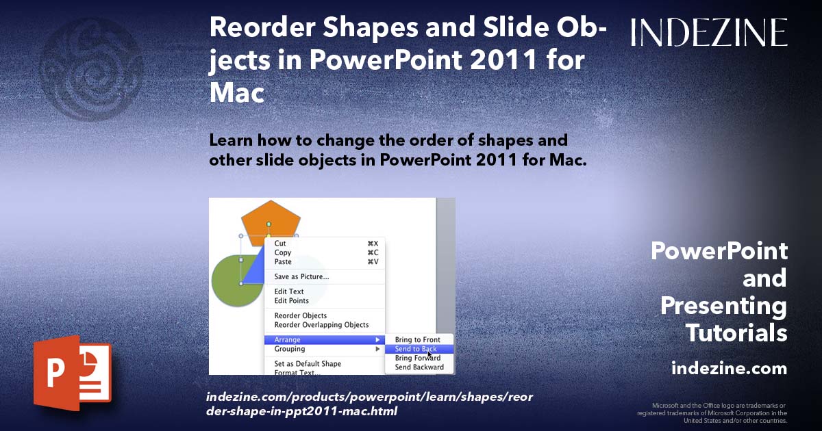 Reorder Shapes and Slide Objects in PowerPoint 2011 for Mac