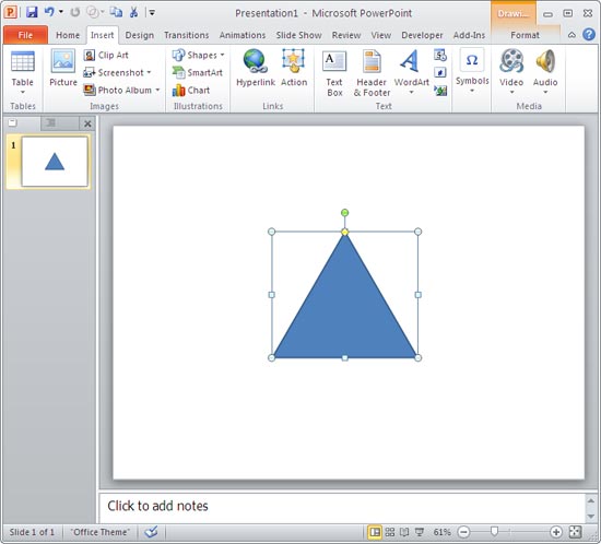 Select and Deselect Shapes in PowerPoint 2010 for Windows