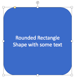 Text Within Shapes in PowerPoint 2016 for Mac