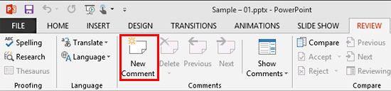 Add, Edit, or Delete Comments in PowerPoint 2013 for Windows