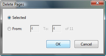 Deleting Slide Pages in Adobe Acrobat