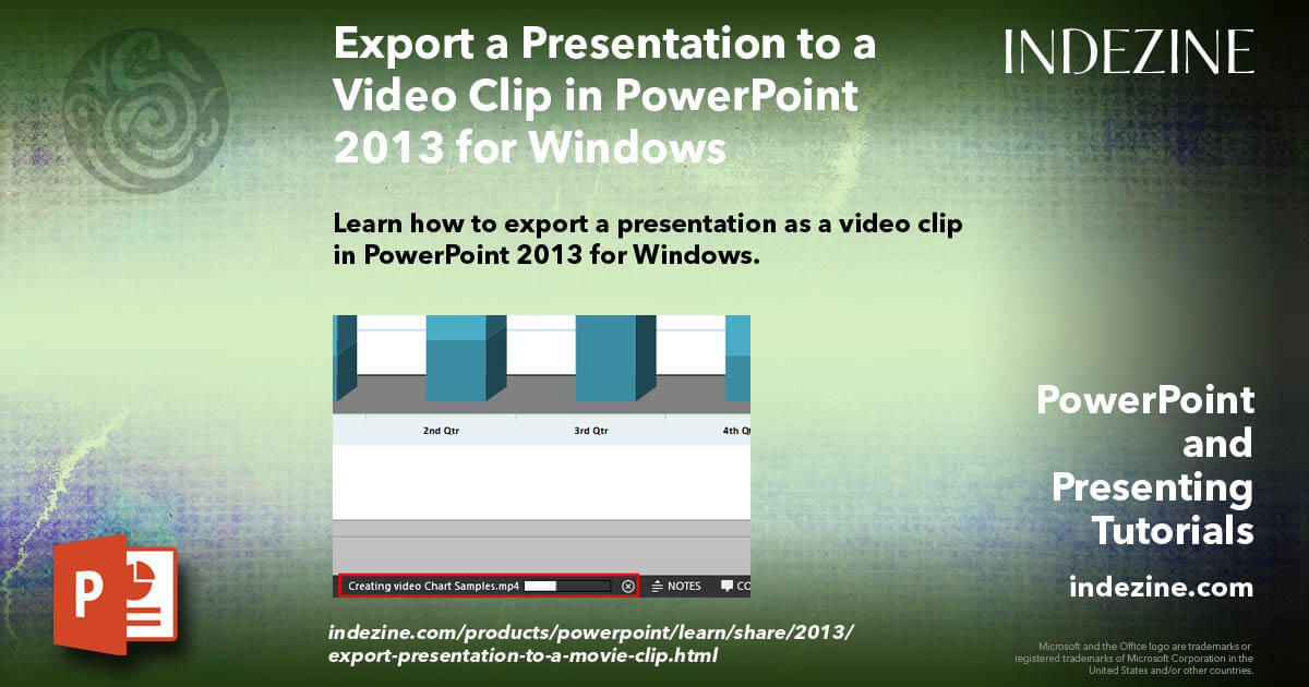 Export a Presentation to a Video Clip in PowerPoint 2013 for Windows