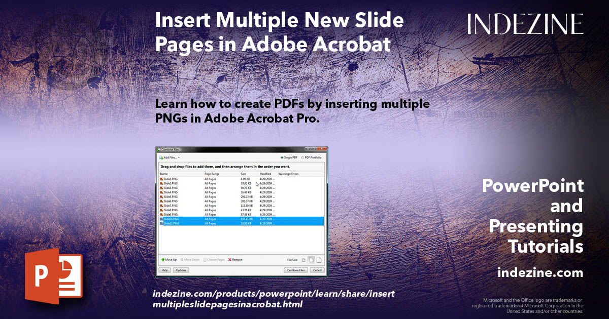 Insert Multiple New Slide Pages in Adobe Acrobat