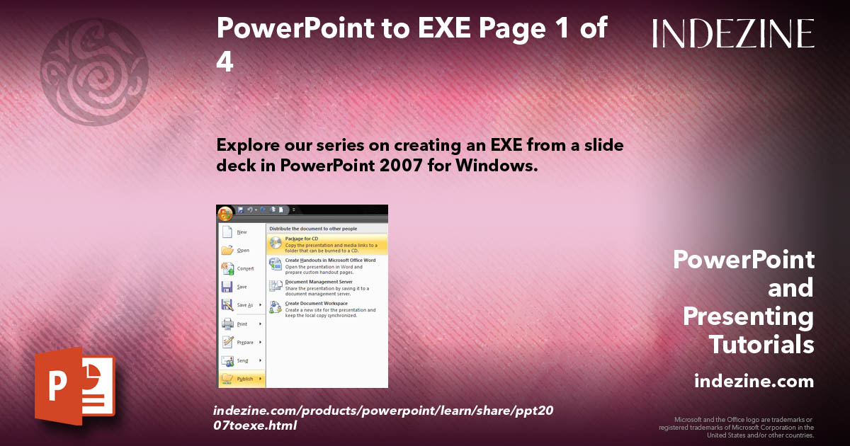 PowerPoint to EXE Page 1 of 4