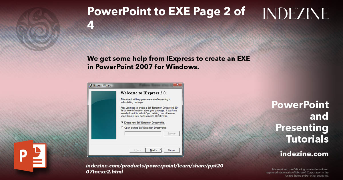 PowerPoint to EXE Page 2 of 4