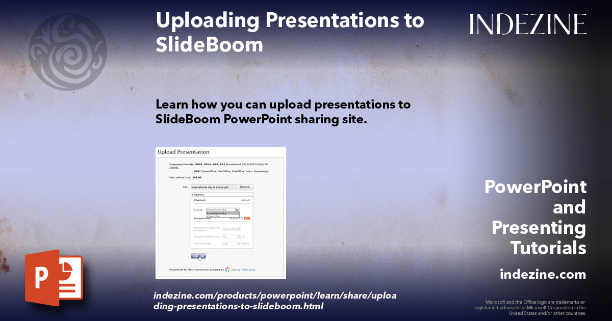Uploading Presentations to SlideBoom