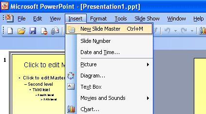 Creating and Renaming Slide Masters in PowerPoint 2003 for Windows