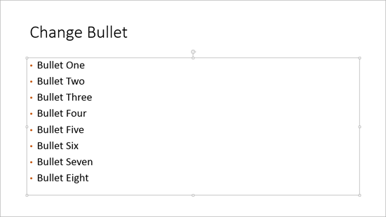 Customize the Bullet Size and Color in PowerPoint 2013 for Windows