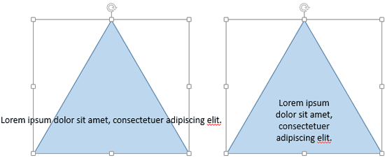 Internal Margin Options in PowerPoint 2013 for Windows