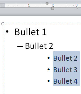 Tweak Bulleted Paragraphs with Left Indent Marker in PowerPoint 2010 ...