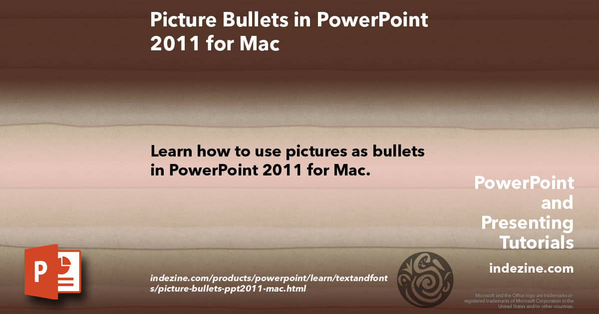Picture Bullets in PowerPoint 2011 for Mac