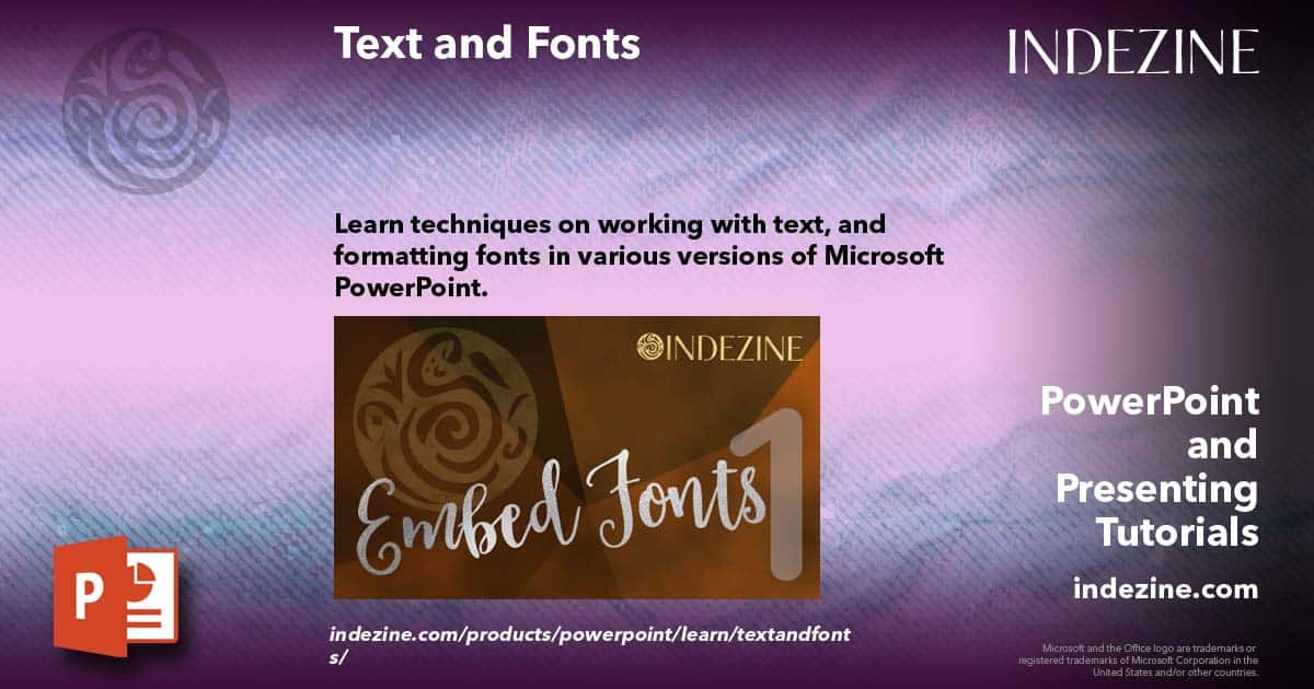 Text and Fonts