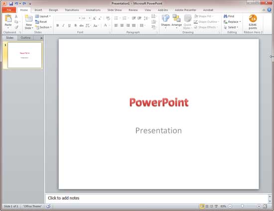 Microsoft Office Powerpoint 2010 Logo