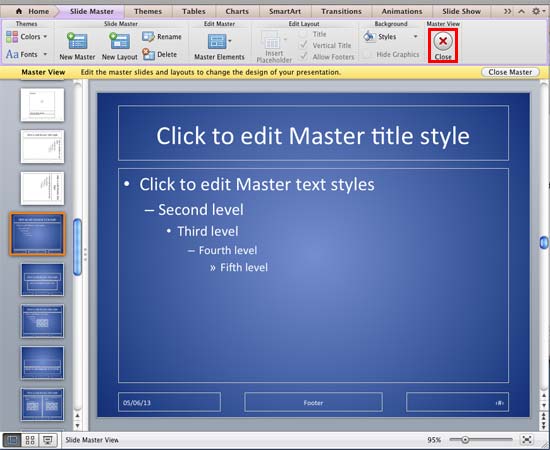 Add and Rename Slide Masters in PowerPoint 2011 for Mac