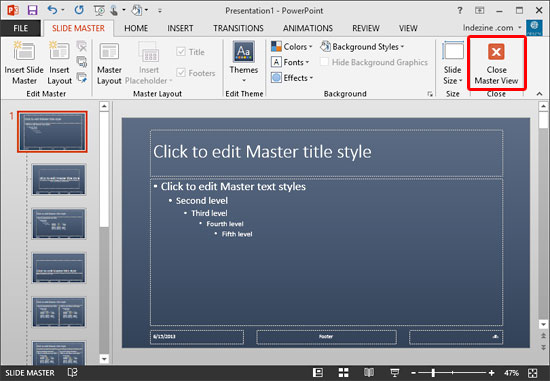 How to use slide master in powerpoint 2013 - sasrad