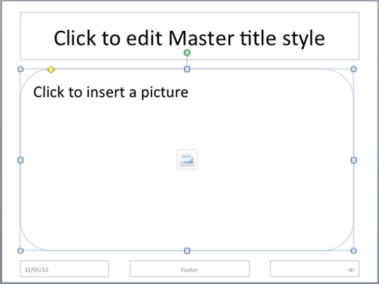 Formatting Picture Placeholders in PowerPoint 2011 | PowerPoint Tutorials