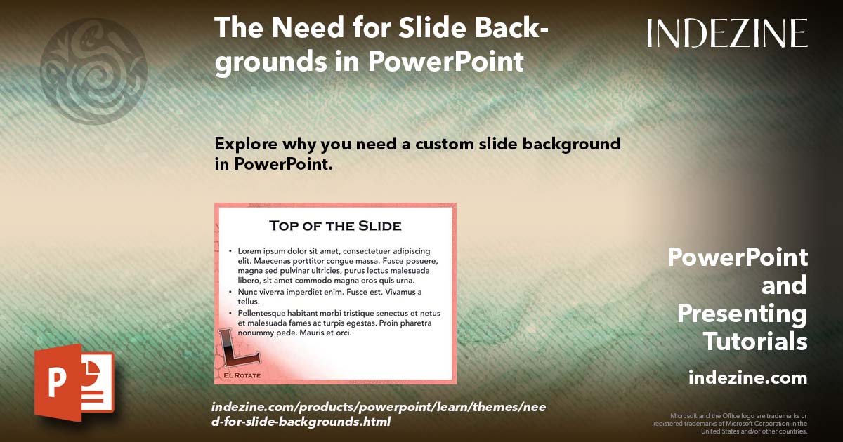 The Need for Slide Backgrounds in PowerPoint