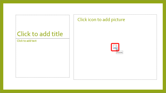 Working With Picture Slide Layouts in PowerPoint 2013 for Windows