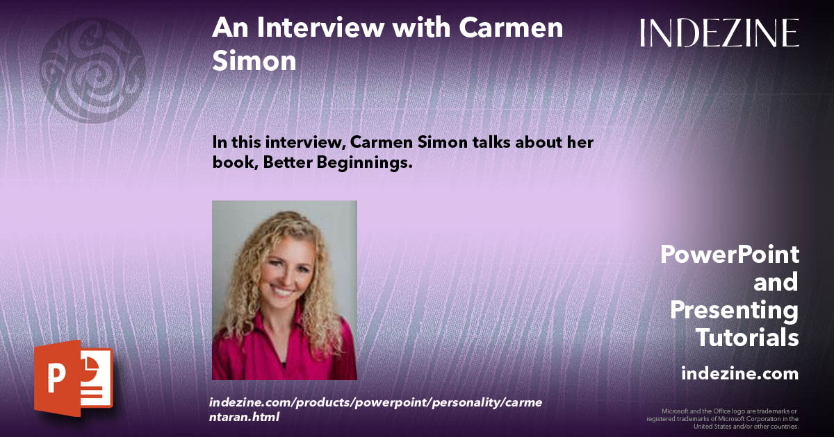 An Interview with Carmen Simon
