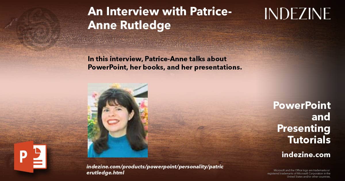 An Interview with Patrice-Anne Rutledge