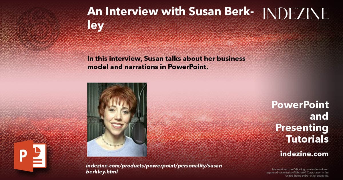 An Interview with Susan Berkley