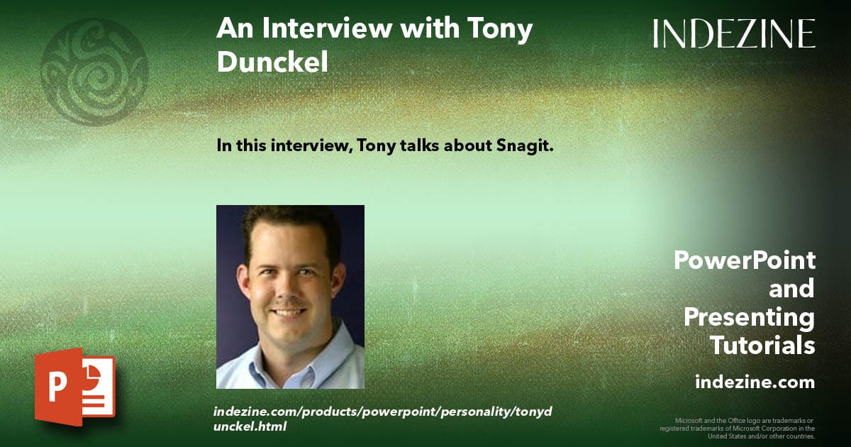 An Interview with Tony Dunckel