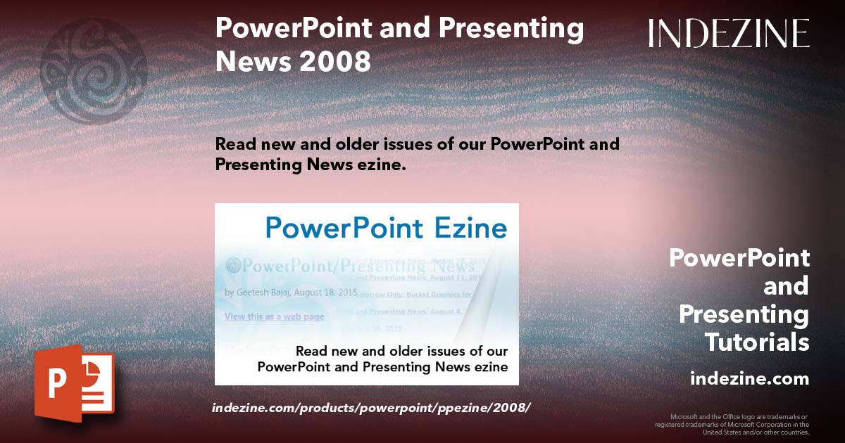 PowerPoint and Presenting News 2008