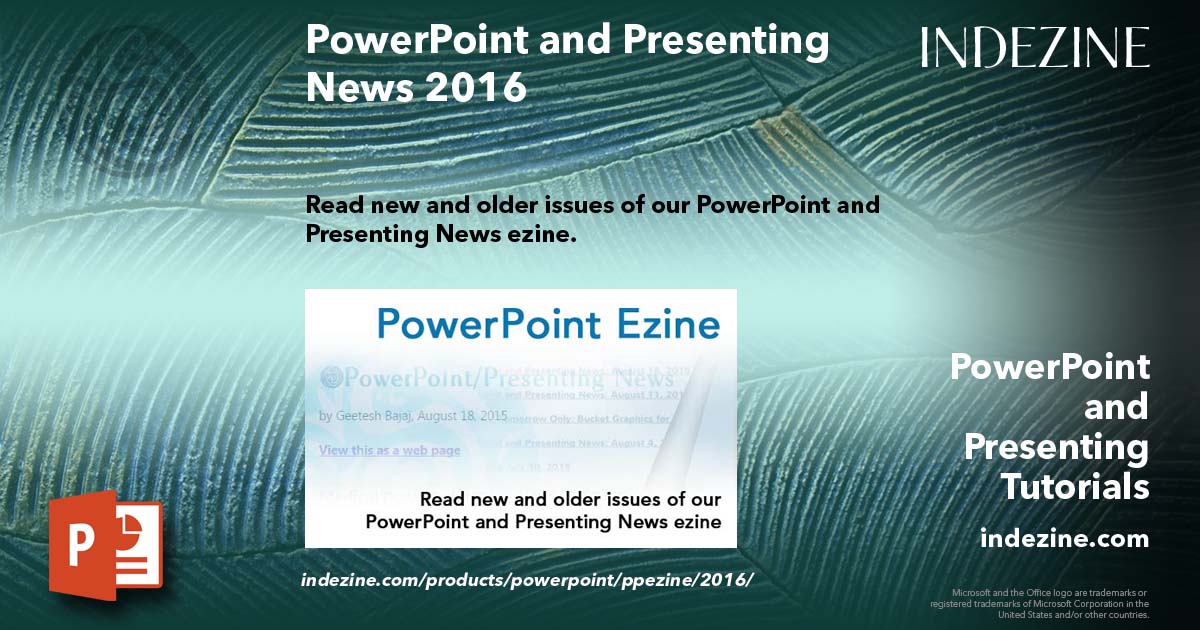 PowerPoint and Presenting News 2016