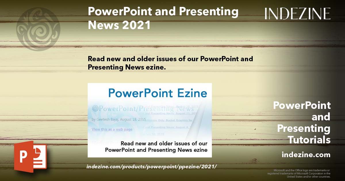 PowerPoint and Presenting News 2021