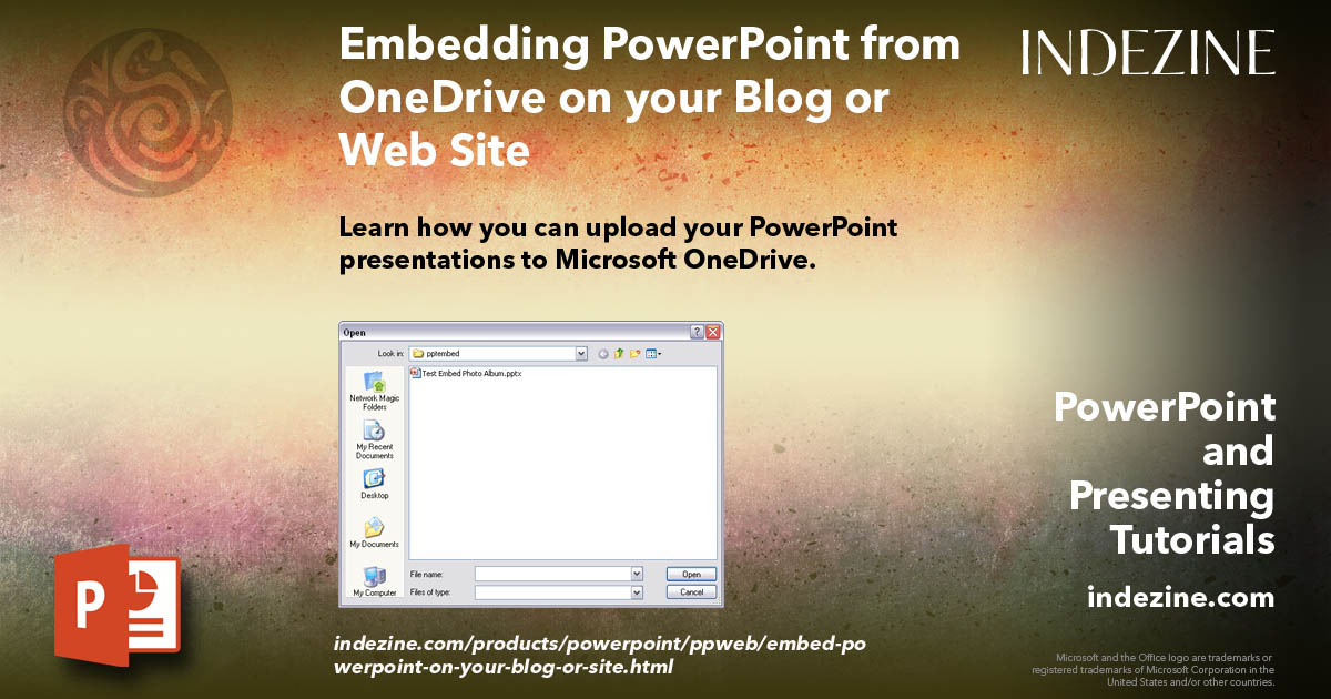 Embedding PowerPoint from OneDrive on your Blog or Web Site
