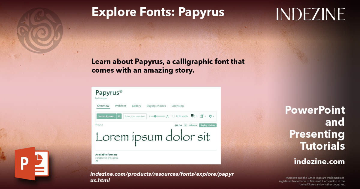 Papyrus Font Free Download
