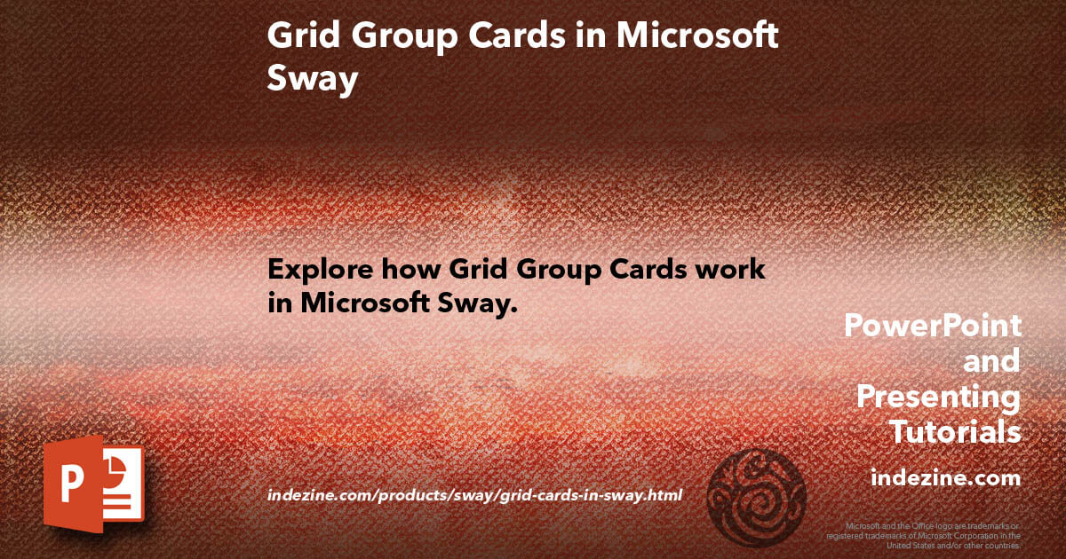 Grid Group Cards in Microsoft Sway