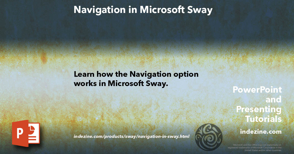 Navigation in Microsoft Sway