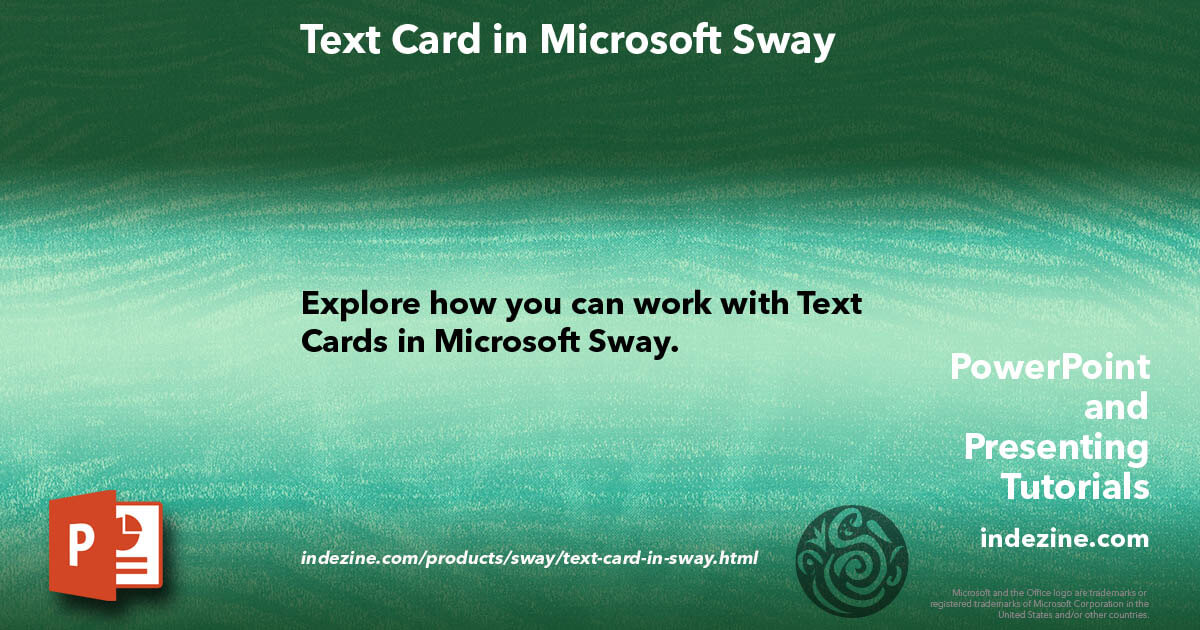 Text Card in Microsoft Sway