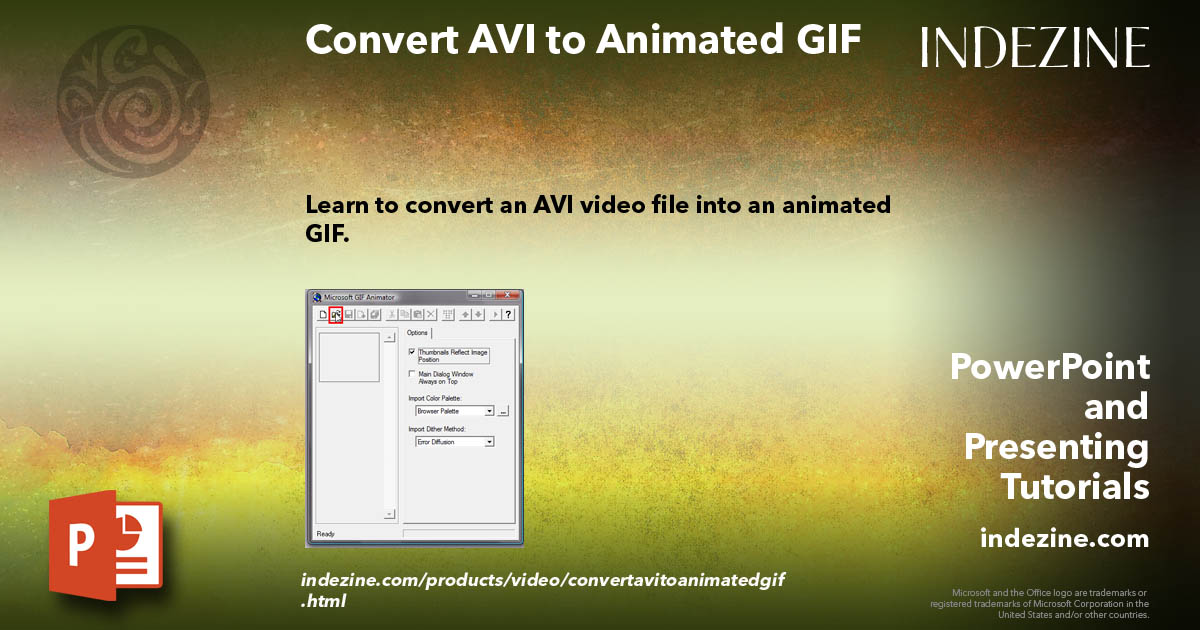 Convert AVI to Animated GIF