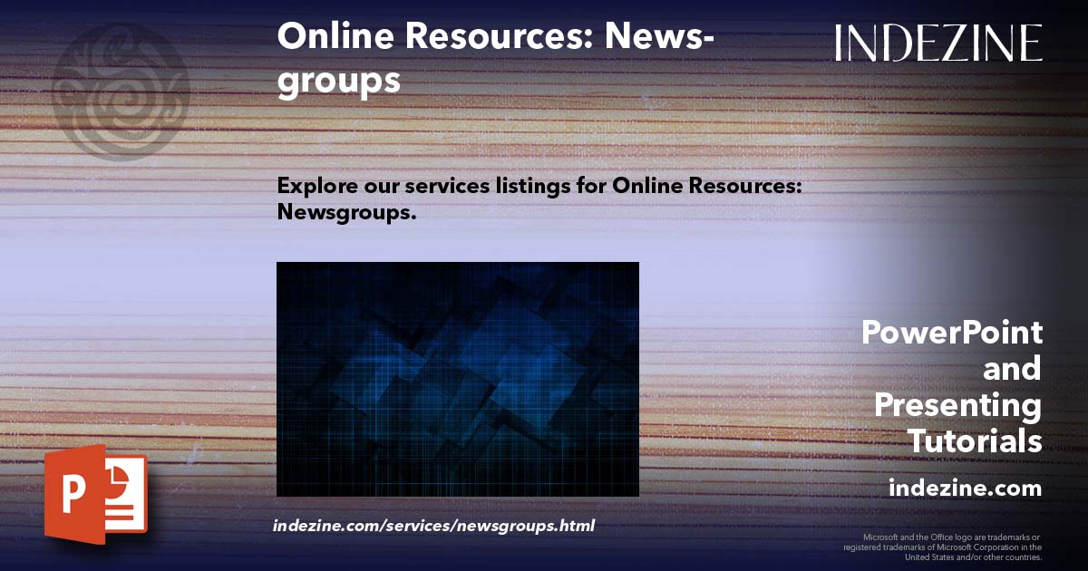 Online Resources: Newsgroups