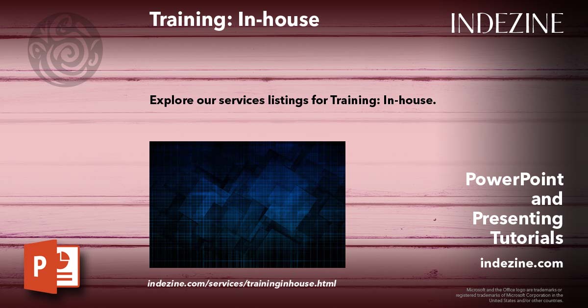 Training: In-house